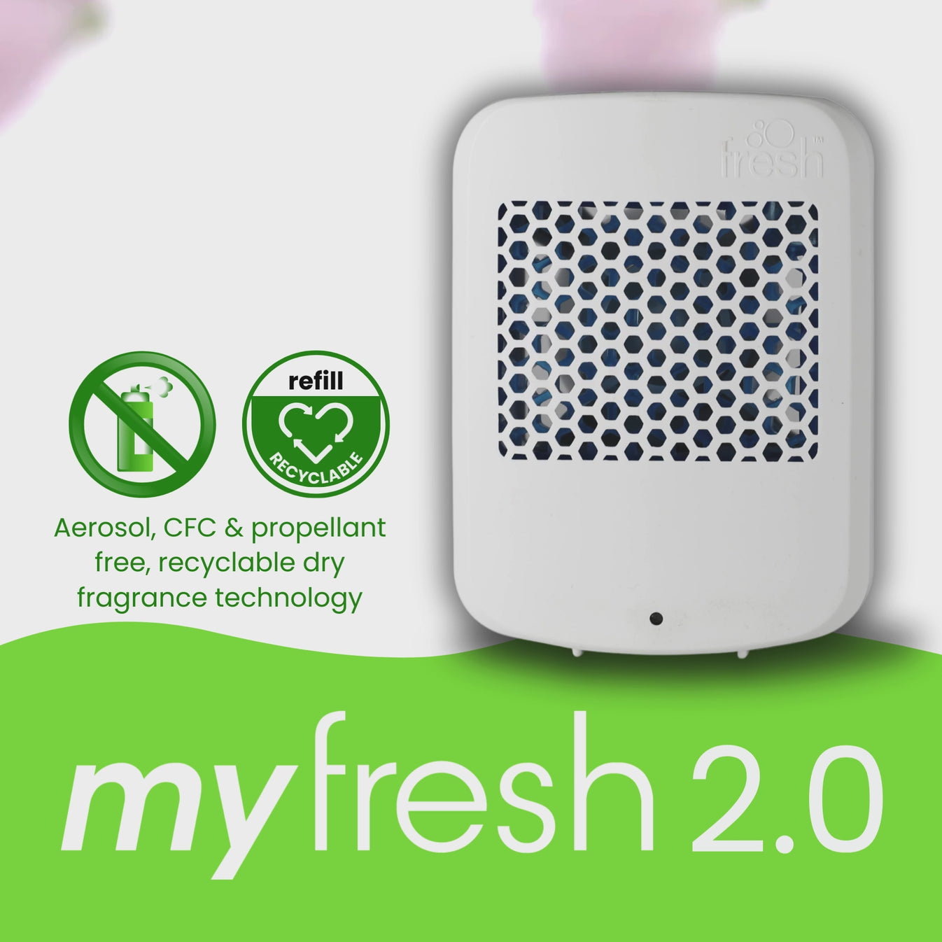 P-Wave : MyFresh Fan system - Targeted, small space air freshening